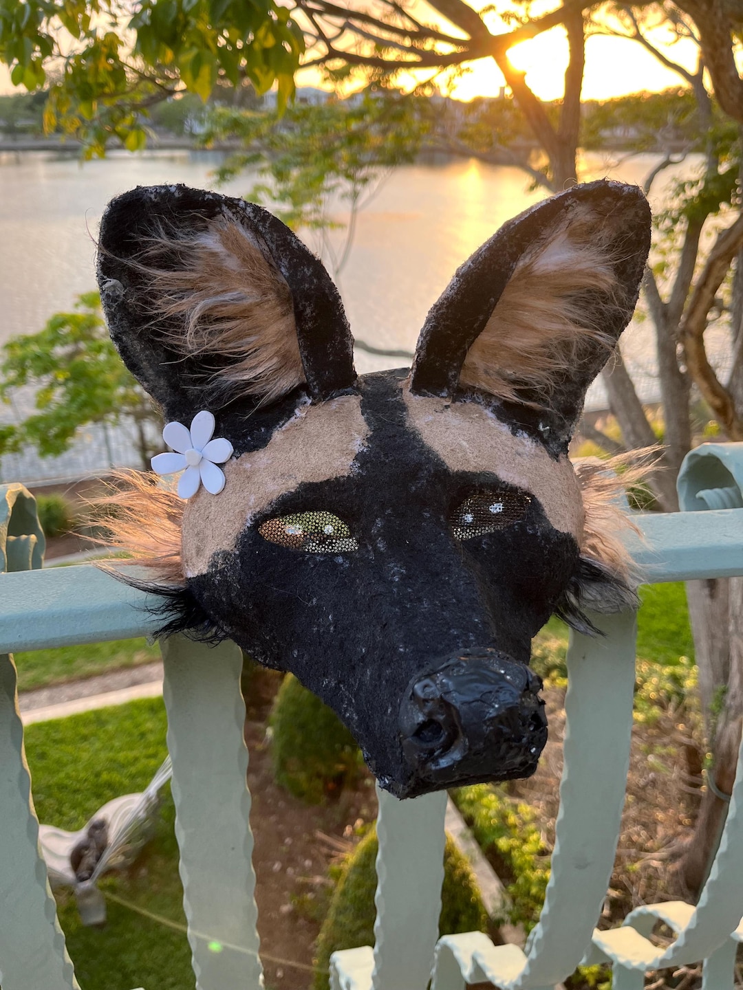 African Wild Dog / Painted Dog Mask - Etsy
