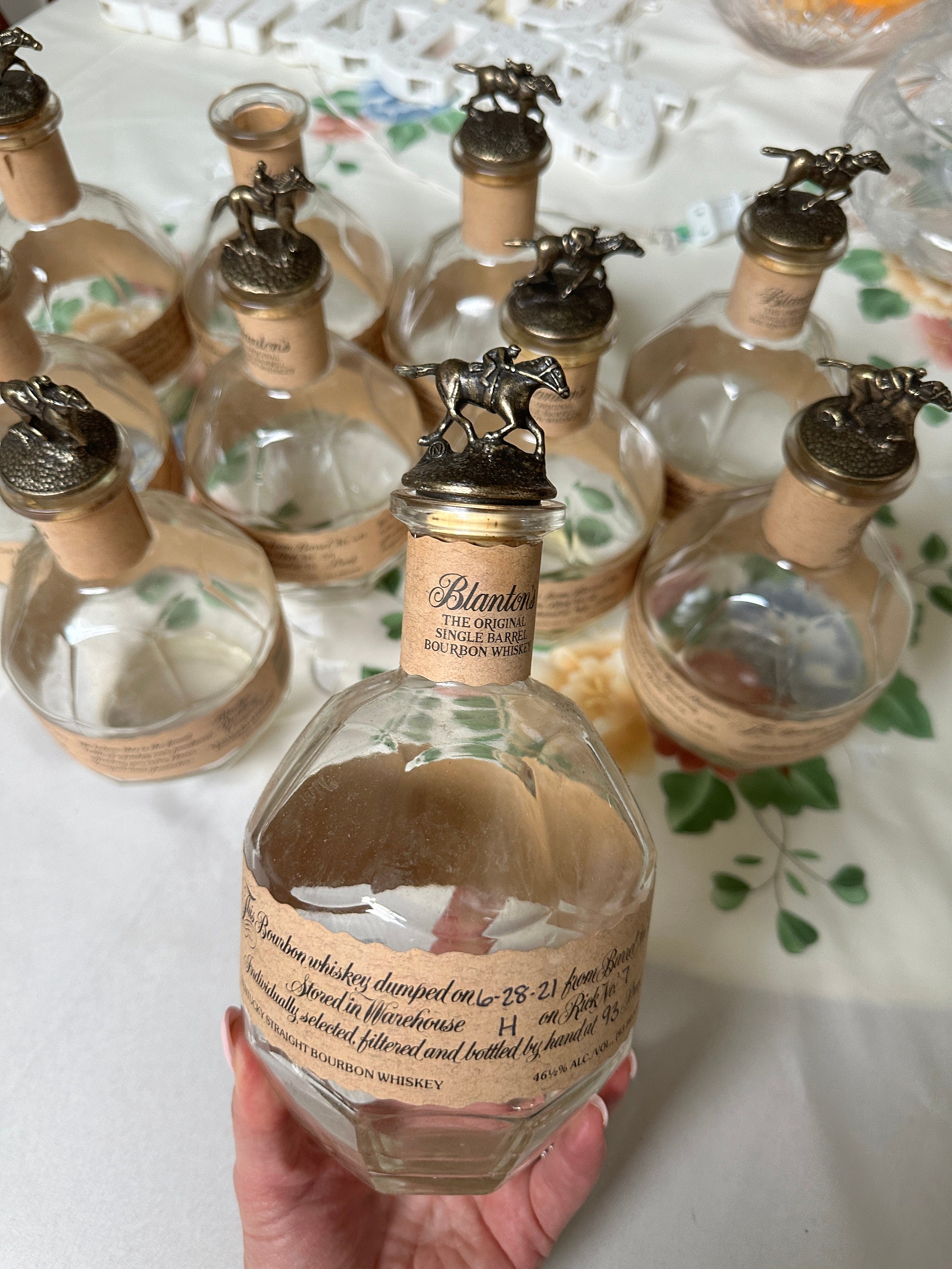 Blantons Bottle With Top EMPTY - Etsy