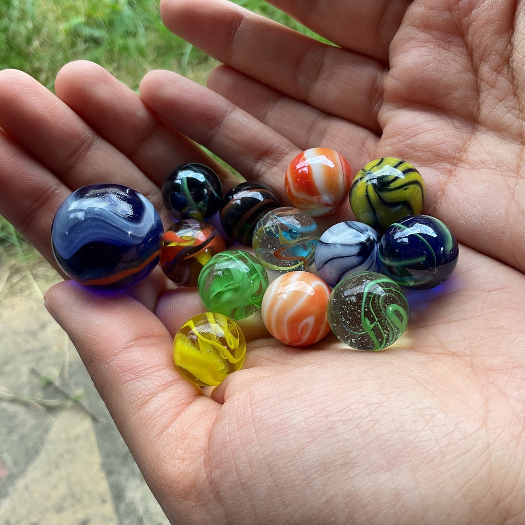 FULL SET of Handmade , Italian Glass Marbles - Etsy