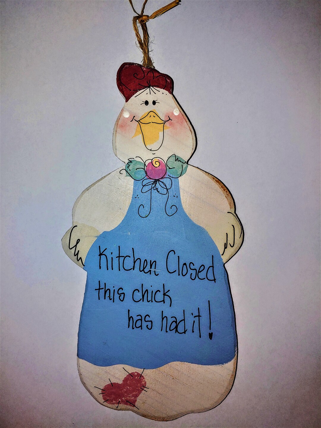 Vintage Country Kitchen Decor/chicken Decor/chicken Plaque/farmhouse ...