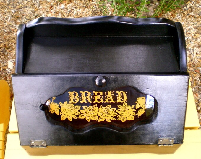 Vintage COUNTRY Kitchen BREAD BOX - Etsy