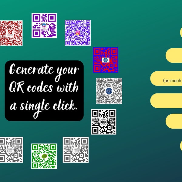 Smart Qr Code Generator Create Custom Qr Codes With Etsy