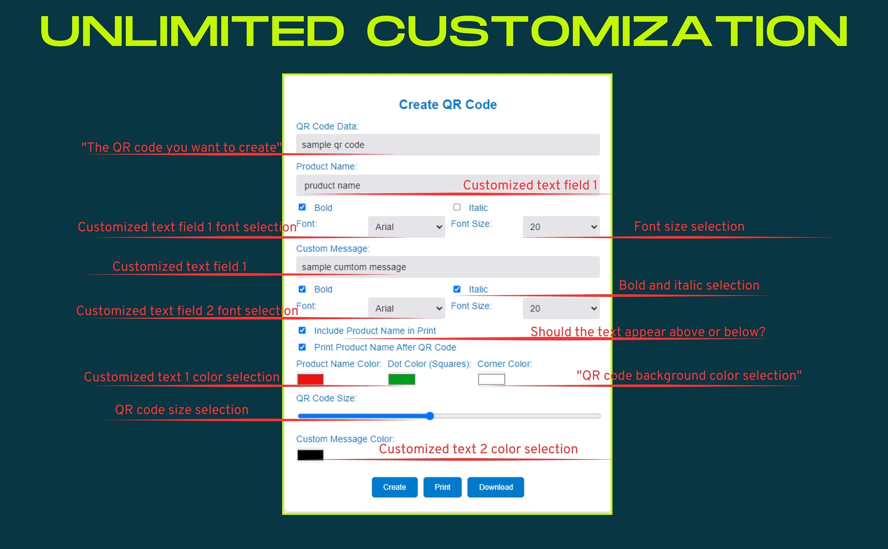 UPC Barcode Generator Software | Customizable Colors and Fonts ...