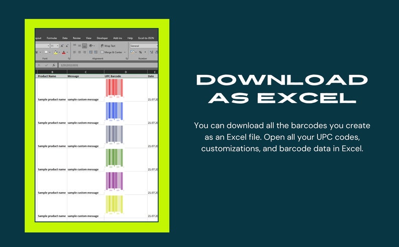 UPC Barcode Generator Software | Customizable Colors and Fonts ...