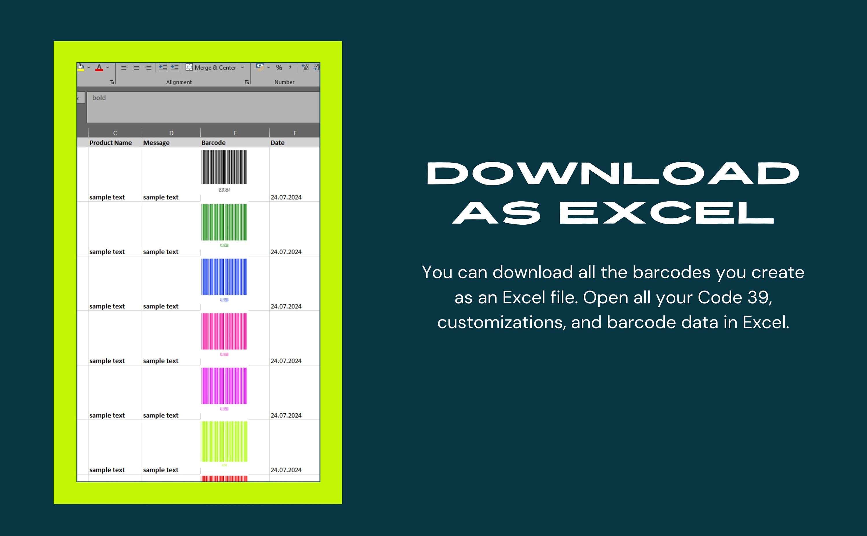 Code39 Barcode Generator - Customizable Barcodes and Product Labels - Etsy