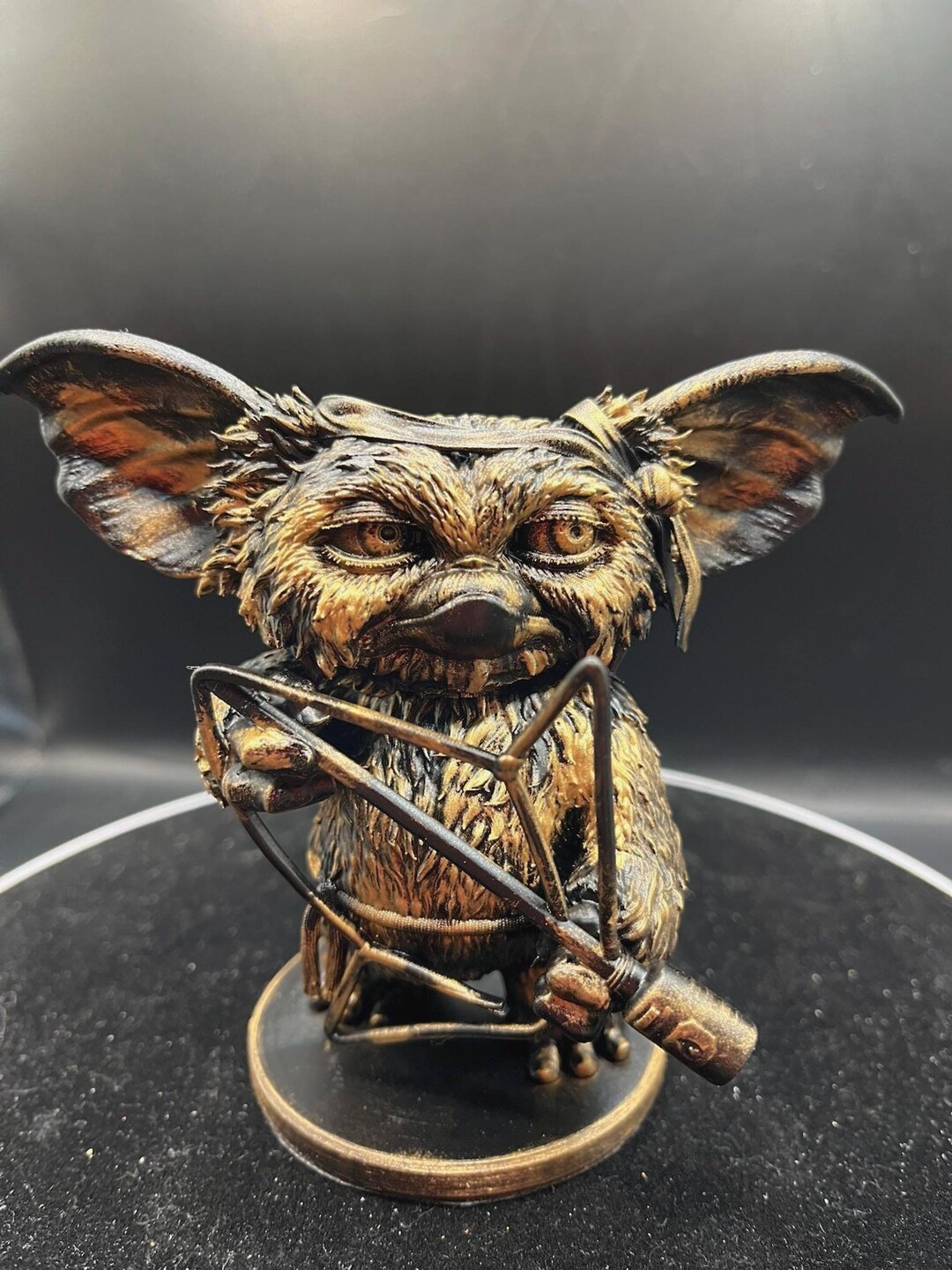 Hand-painted Gizmo Figure, 3D Printed Gremlins Collectible, Cute Mogwai ...
