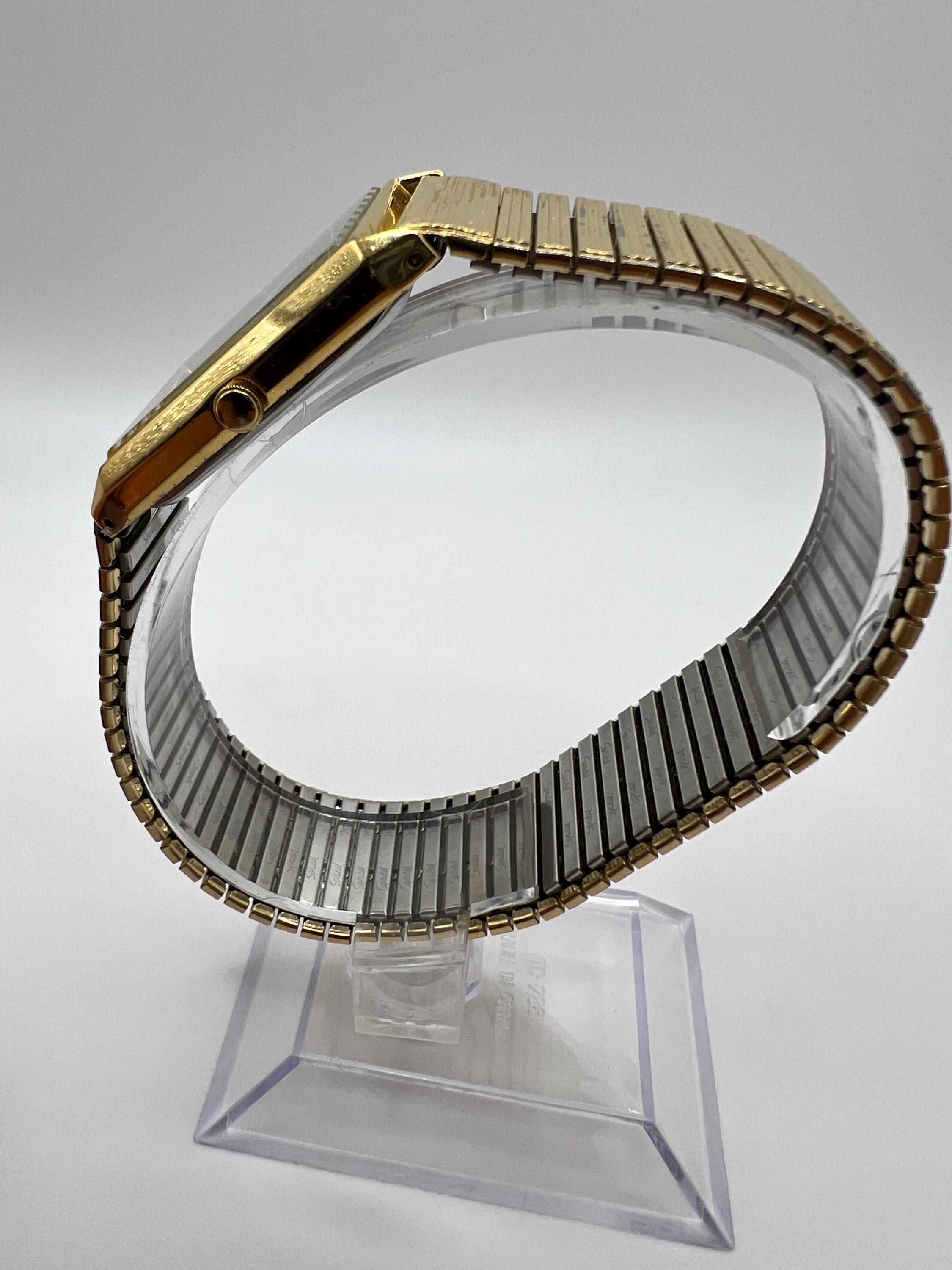 Vintage Gold Pulsar Tank Stretchable Band Oldmoney Sleek - Etsy