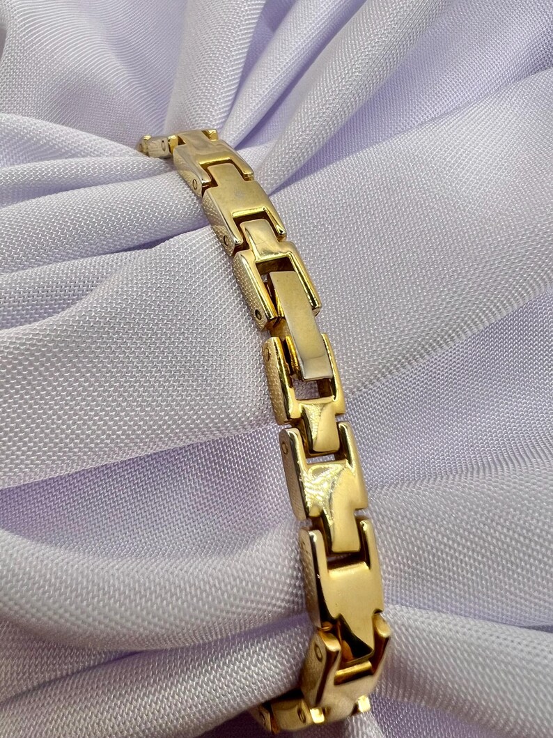 Preppy Classy Dainty Gold Vivani Womens Watch Mother of Pearl Diamonds ...