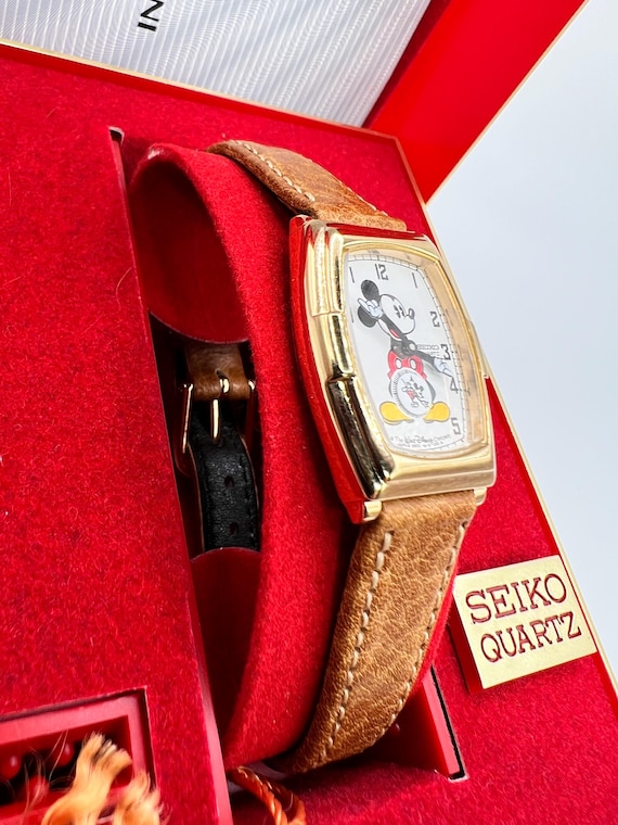 New! Vintage 1987 Disney Seiko Mickey Mouse Watch! 60… - Gem