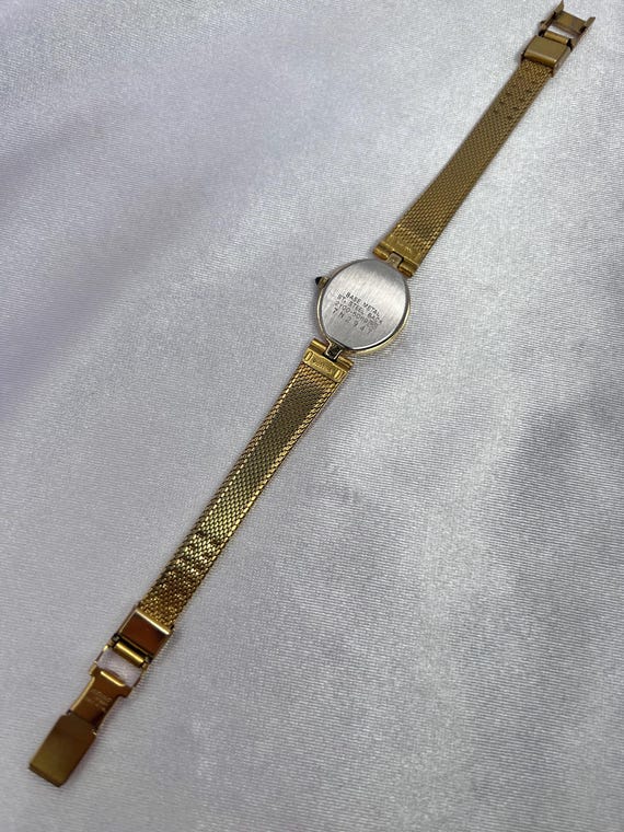 Vintage Seiko Gold Tone Two real genuine Diamond Beze… - Gem