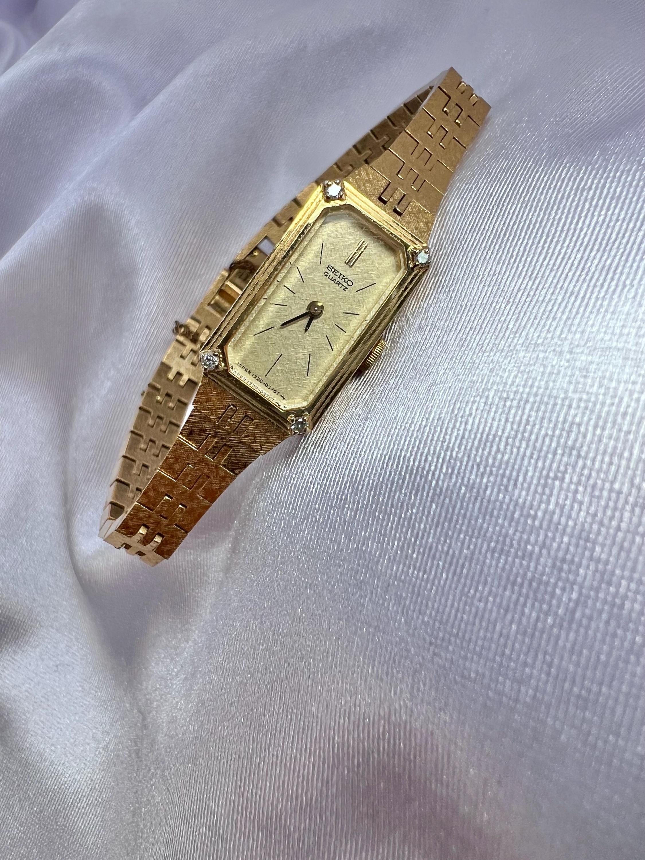 Vintage 1980s Gold Tone Seiko Women's Watch Classy Elegant Oldmoney ...