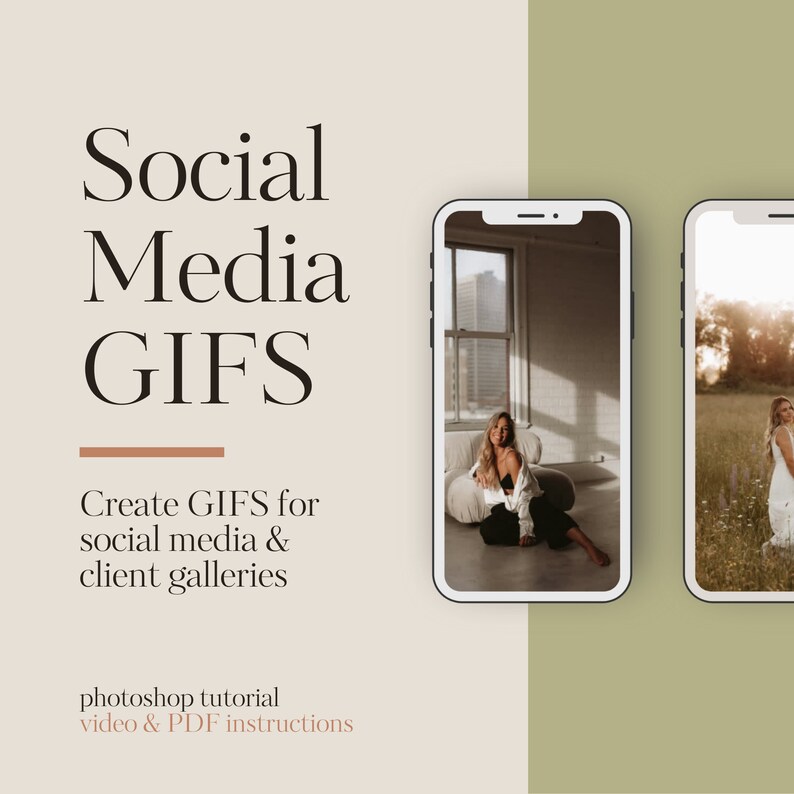 How to Make a GIF for Social Media Using Photoshop. Step by Step Video ...