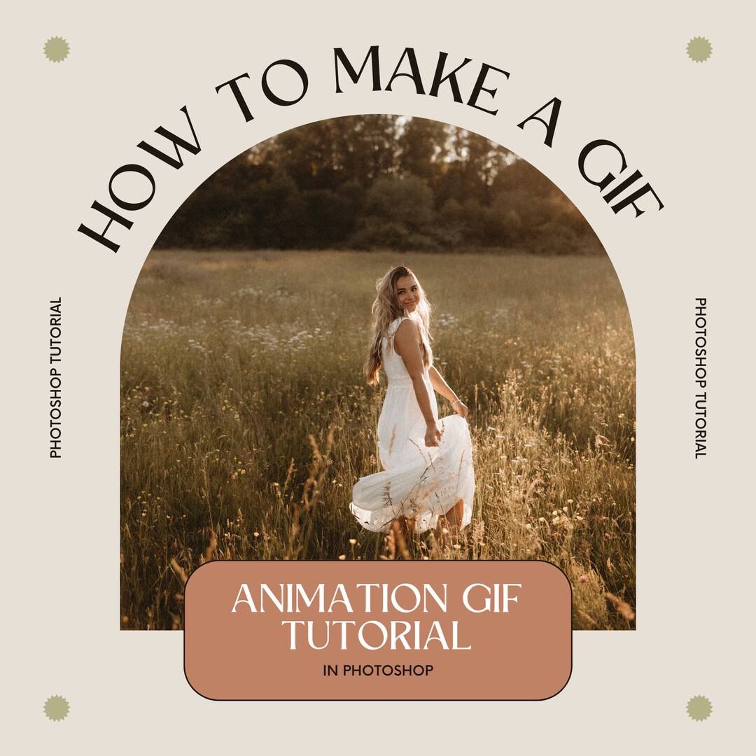 How to Make a GIF for Social Media Using Photoshop. Step by Step Video ...