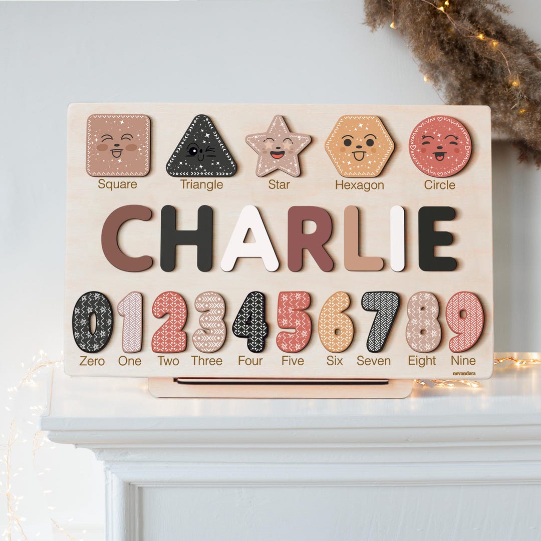 Personalized Puzzle Name Sign, Gifts and Toys for Baby Girls and Boys ...