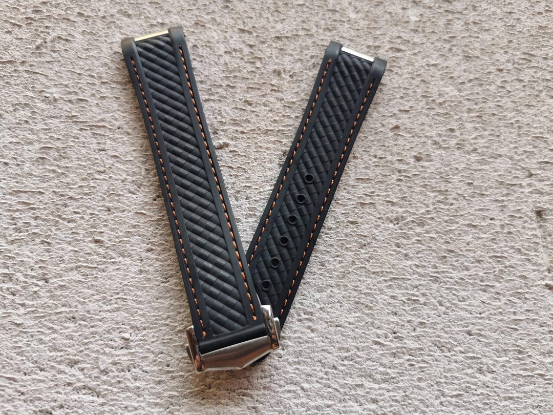Rubber Band for Omega Seamaster Aqua Terra 150M, Diver 300M Watch ...