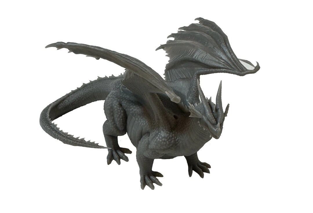 Chonky Dragon | 3D Printed Tabletop Resin Miniatures | D&D TTRPG - Etsy