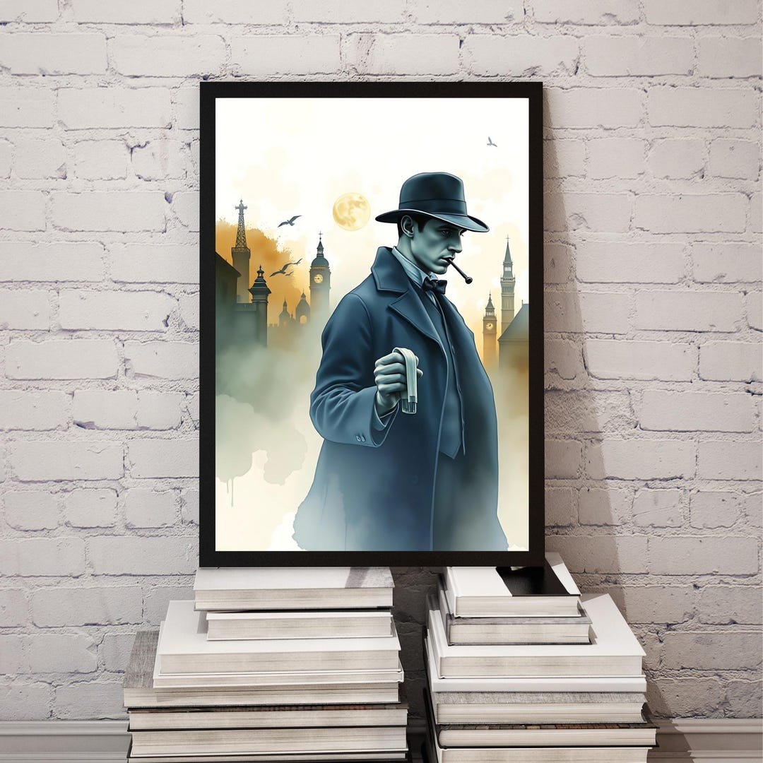 Sherlock Holmes Vintage Poster - Iconic Detective Wall Art | Pre-1923 ...