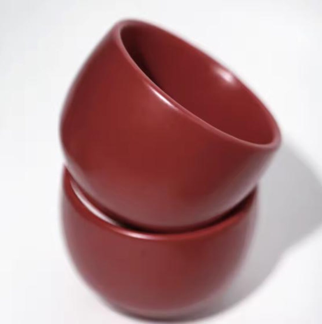 500ml Matte Dark Red Ceramic Glaze | Monochrome Finish | Mid ...