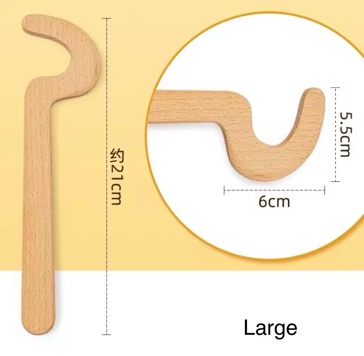 Wooden Ceramic Shaping Tool – Long Handle Pottery Edge Smoother ...