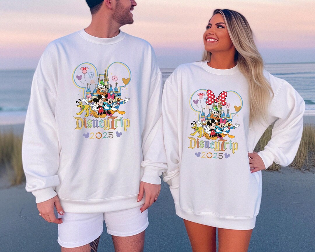 Personalized Disney Family Trip 2025 Hoodie&sweathirt, Youth Disney ...