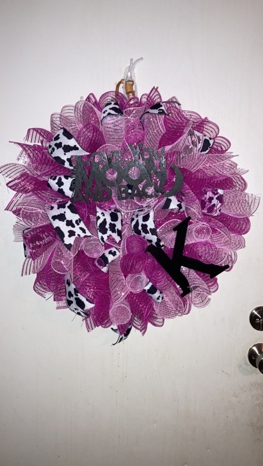 Pink Cow Print - Etsy