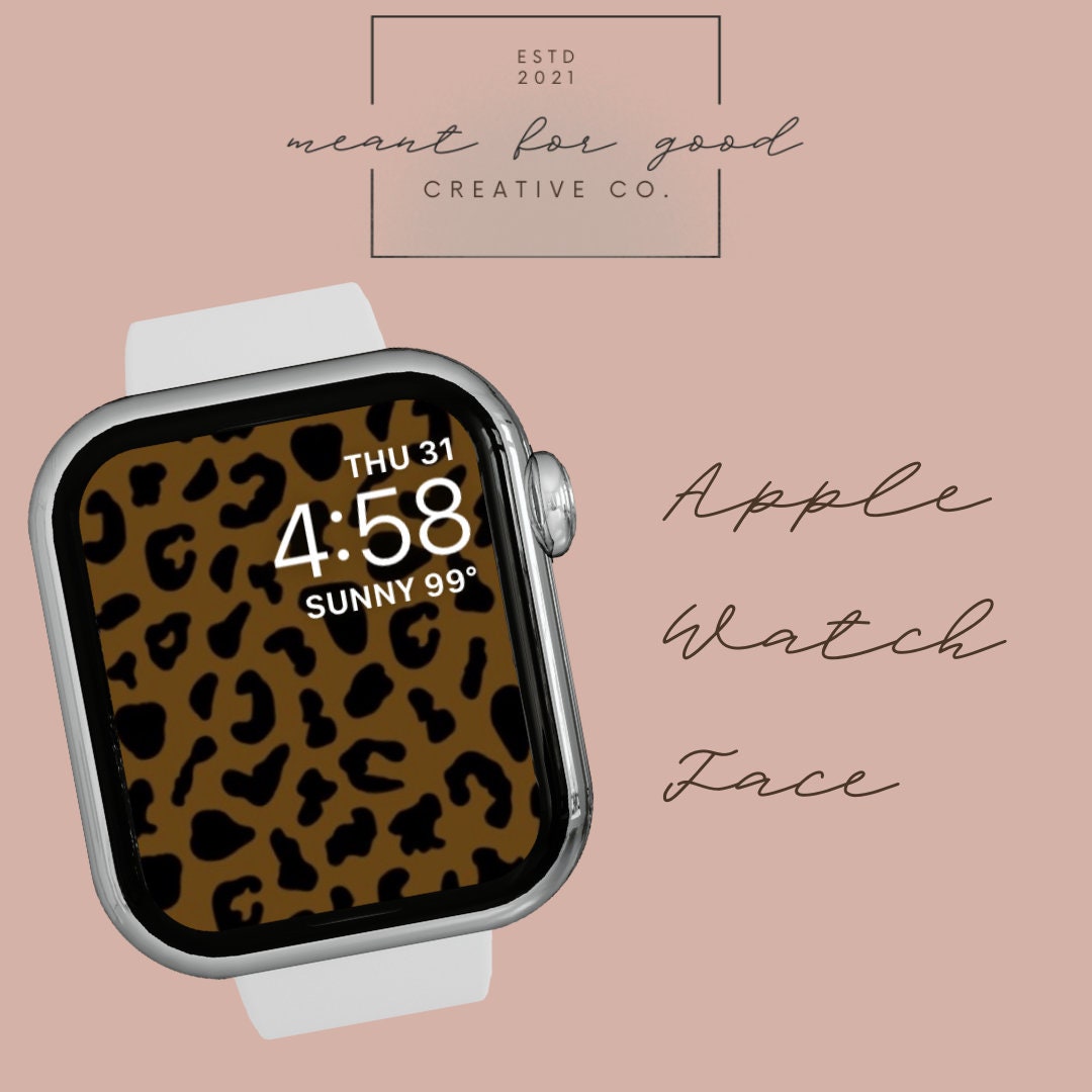 Leopard Watch Face- Digital Download - Etsy