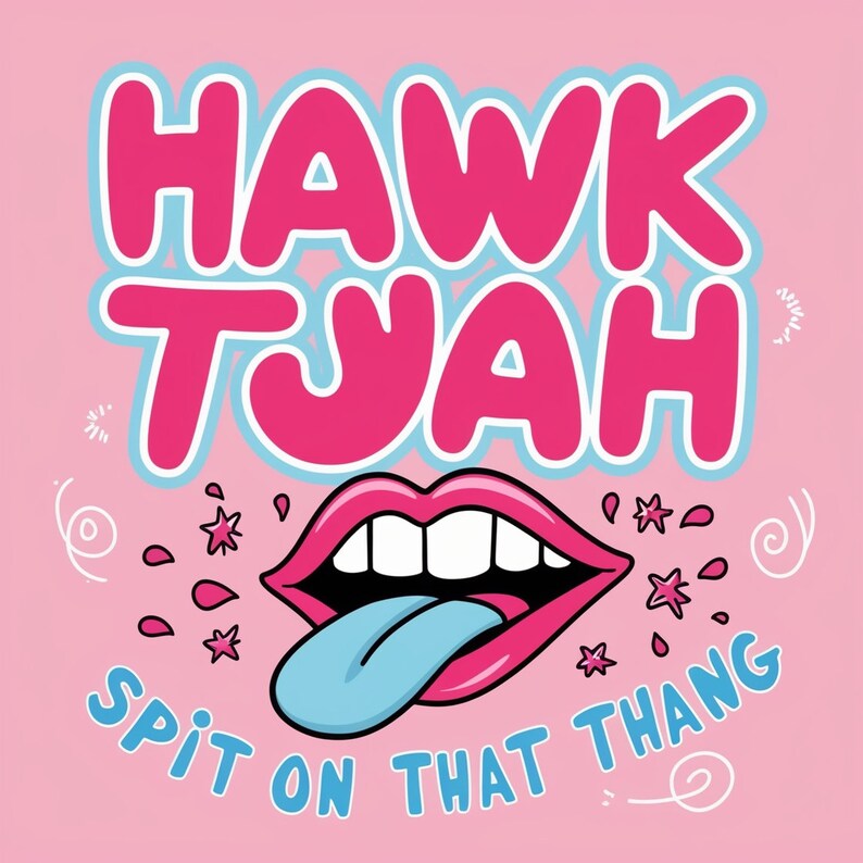 HAWK TUAH BUNDLE 38DESIGN 2024 Svg Digital | Spit on That Thang, Truck ...