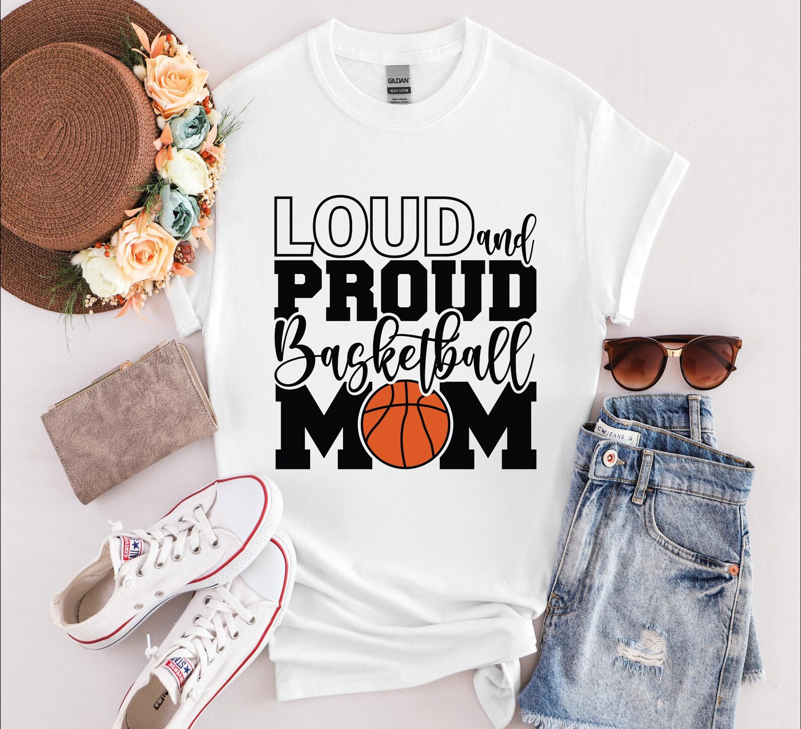 Basketball Mom DTF Transfer: Loud and Proud Sports Heat Transfer - Etsy