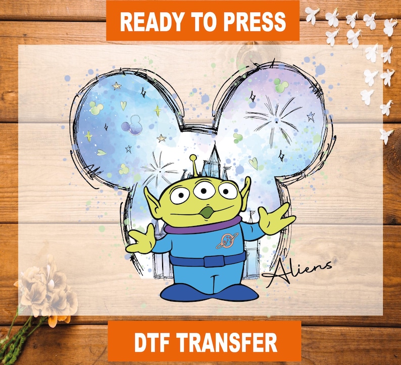 Toy Story Aliens DTF Transfer: Ready to Press Heat Transfer - Etsy