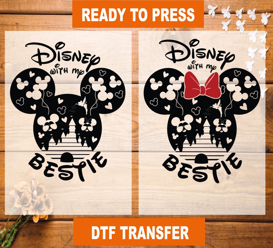 Disney Bestie DTF Transfer, Ready to Press - Etsy