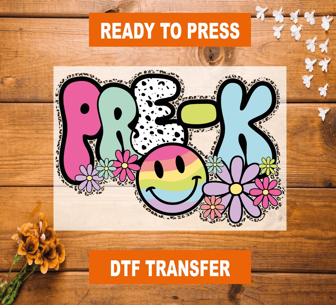Back to School DTF Transfer, Back to School Ready to Press, Back to ...