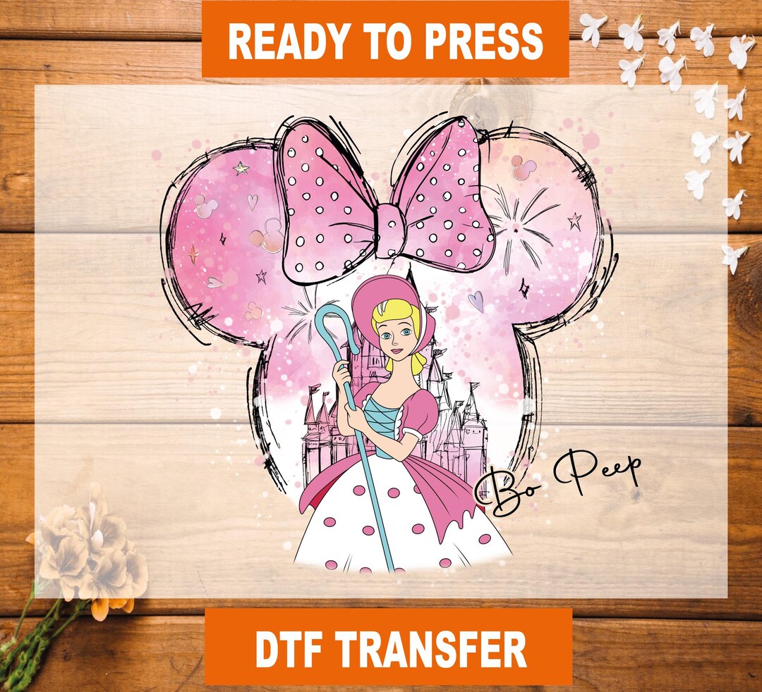 Bo Peep DTF Transfer: Toy Story Heat Transfer Ready to Press - Etsy