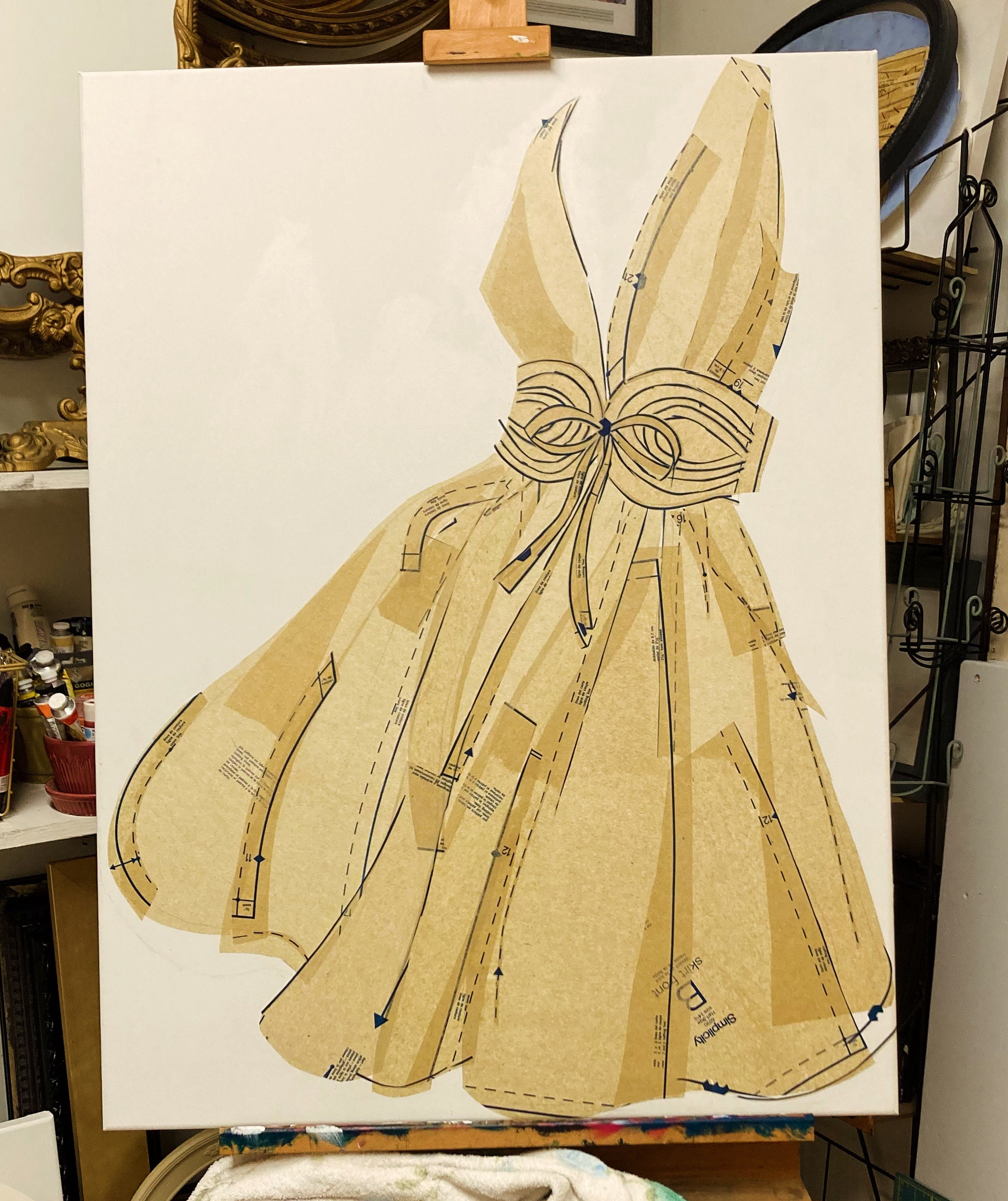 Nina Original Dress Pattern Paper - Etsy