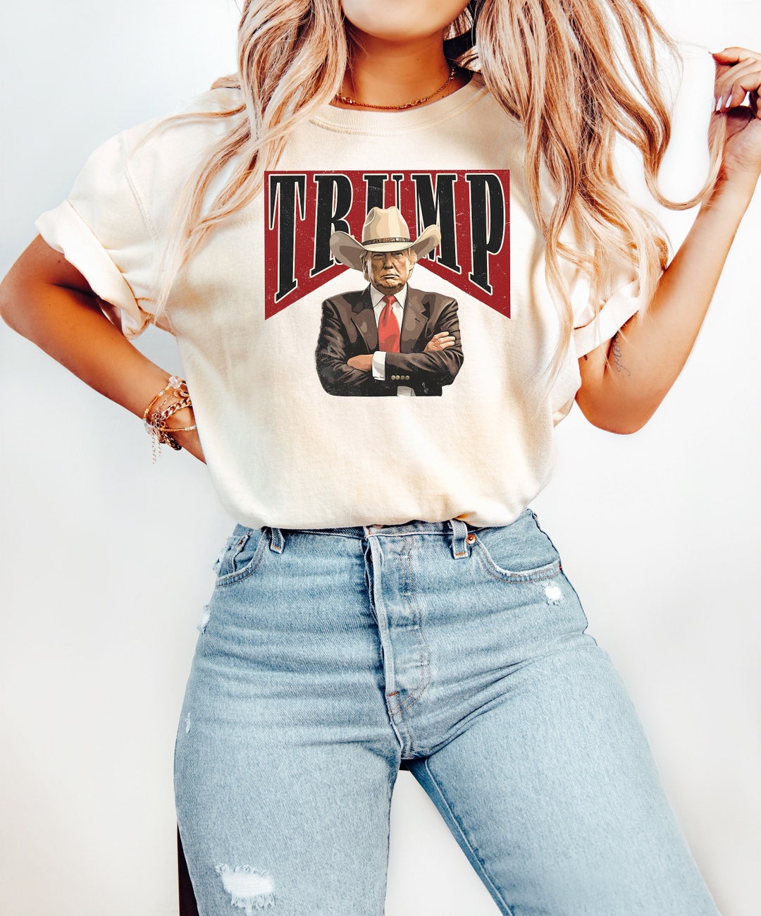Cowboy Trump Shirt, Western Trump Shirt,trump 2025 MAGA Shirt, Trump ...