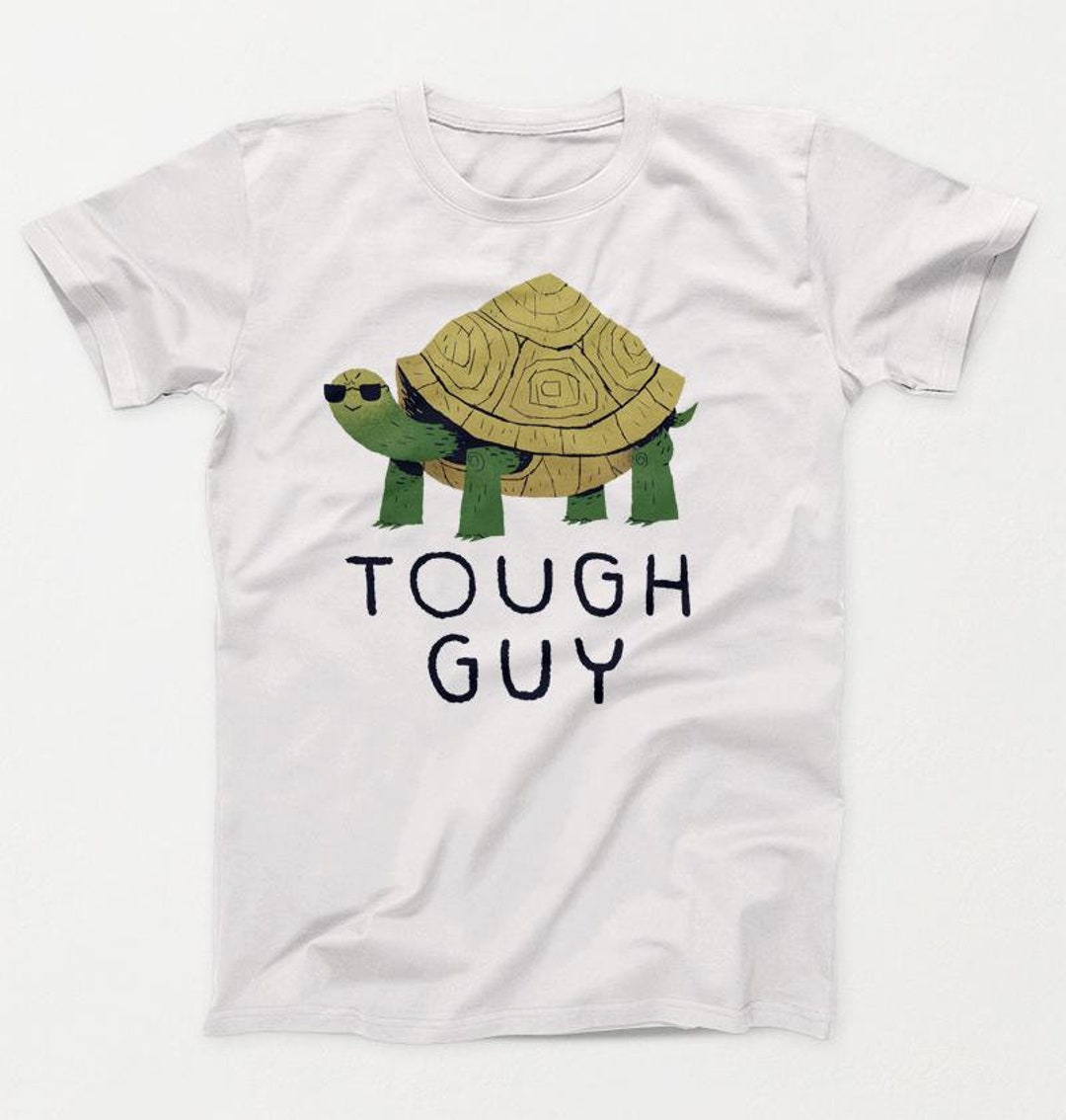 Original Tough Guy Turtle T-shirt. Turtles. Tortoises. Tough Guy. - Etsy