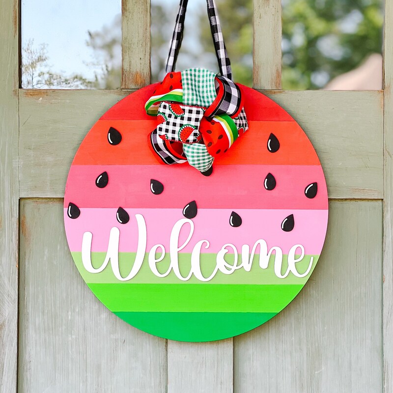 Watermelon Sign - Etsy