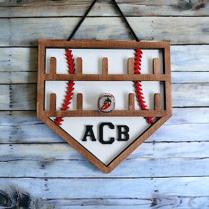 Baseball Ring Display, Softball Championship Ring Holder, Personalized ...