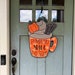 Fall Door Hanger Front Door Wreath Pumpkin Spice Door - Etsy