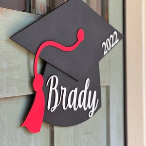 Front Door Decor Personalized Graduation Sign High School | Etsy