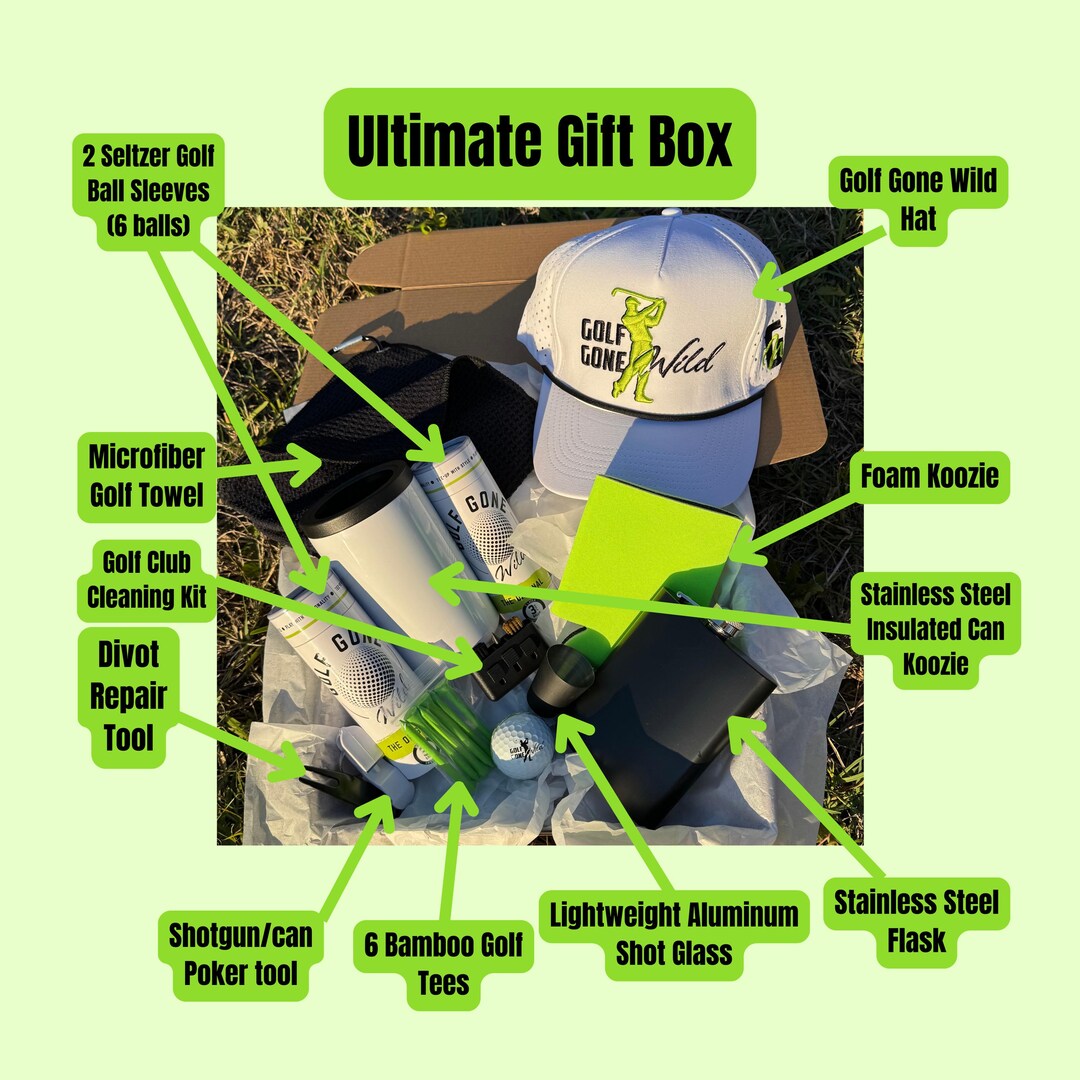 Ultimate Golf Gift Box, Golf Gift Set, Gift for Golfers, Fun Golf Gifts ...
