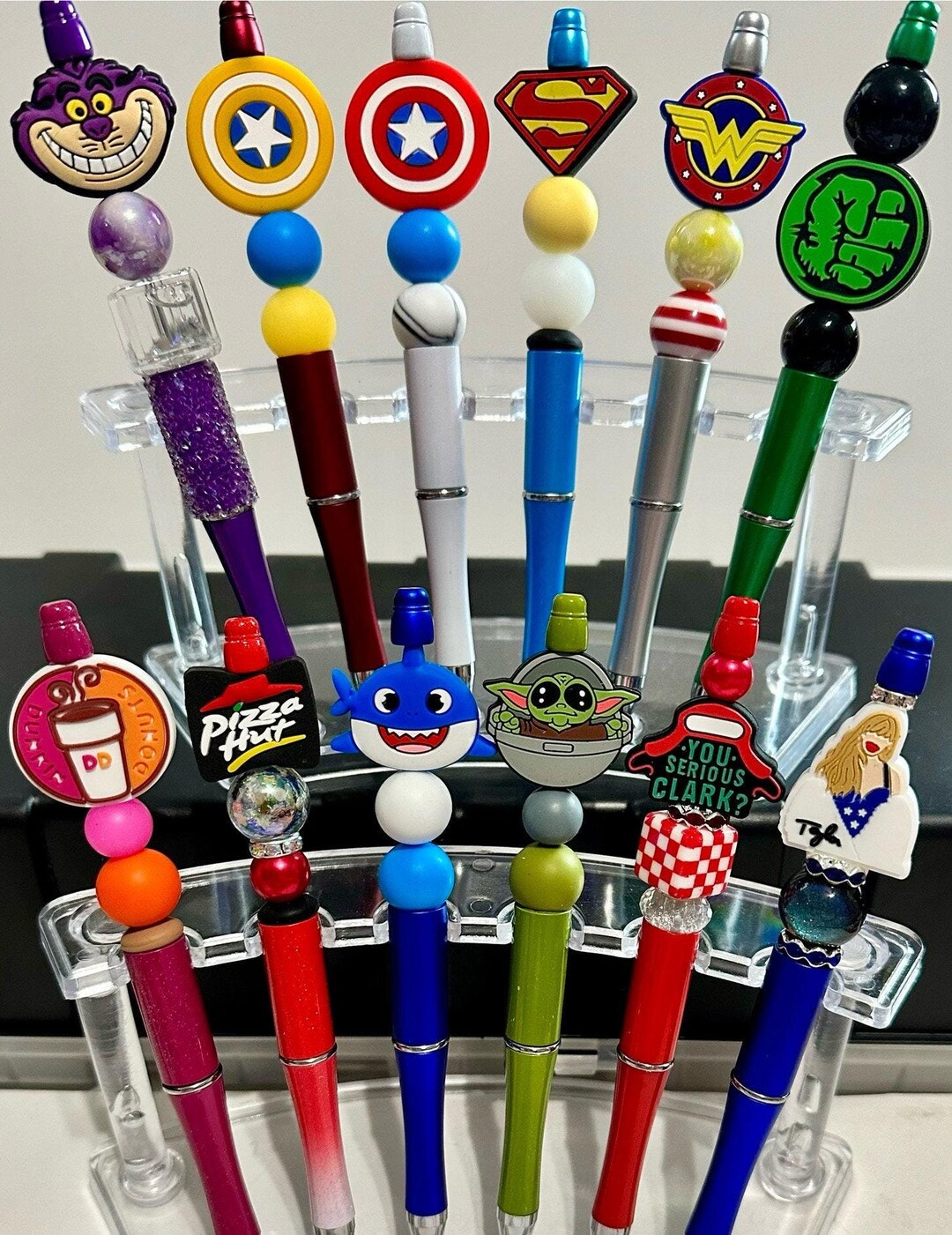 Homemade Beaded Focal Pens - Etsy