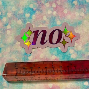 Bratty Holographic Sparkly No Sticker | Smol Size for Waterbottles ...