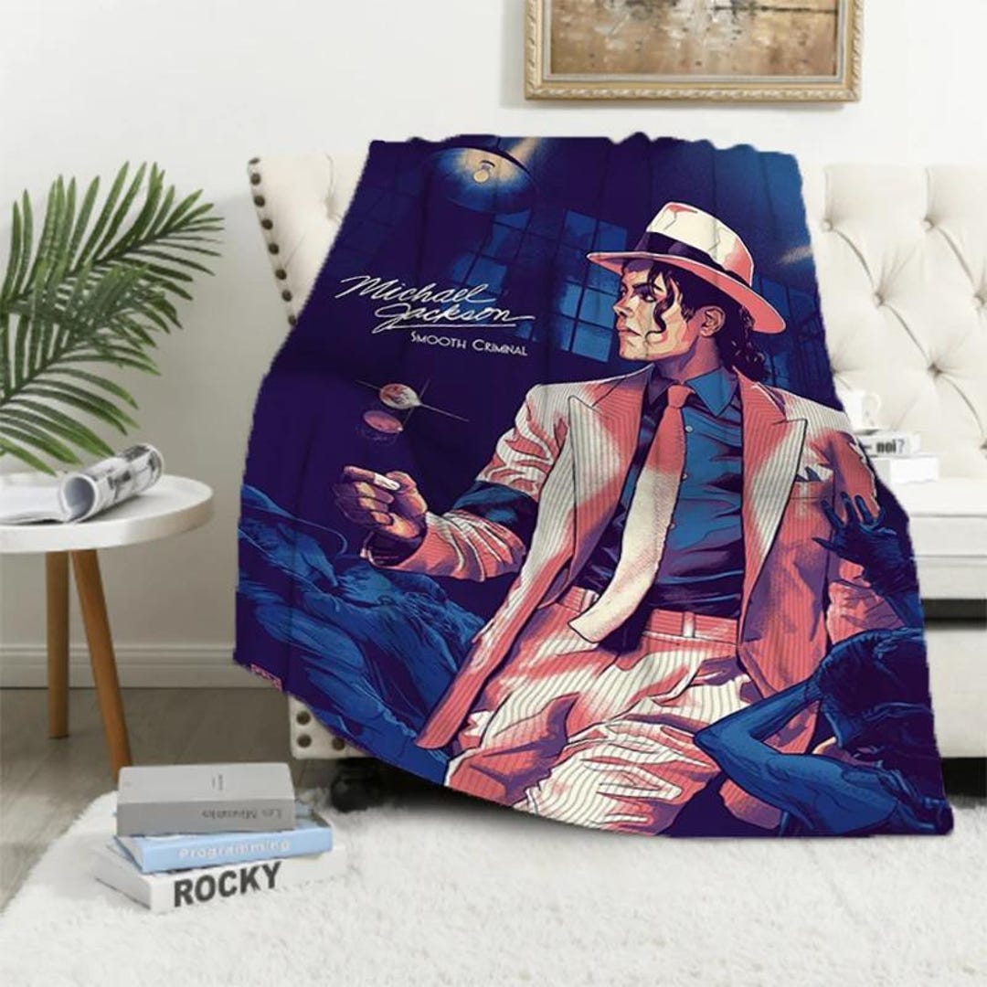 Michael Jackson Blanket, Michael Jackson King of Pop Blankets, Michael ...
