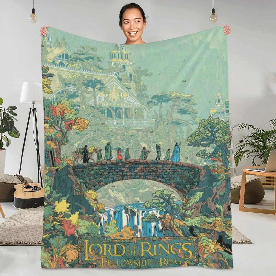 Lord of the Rings Blanket,lord of the Rings Throw, LOTR Movie Blanket ...