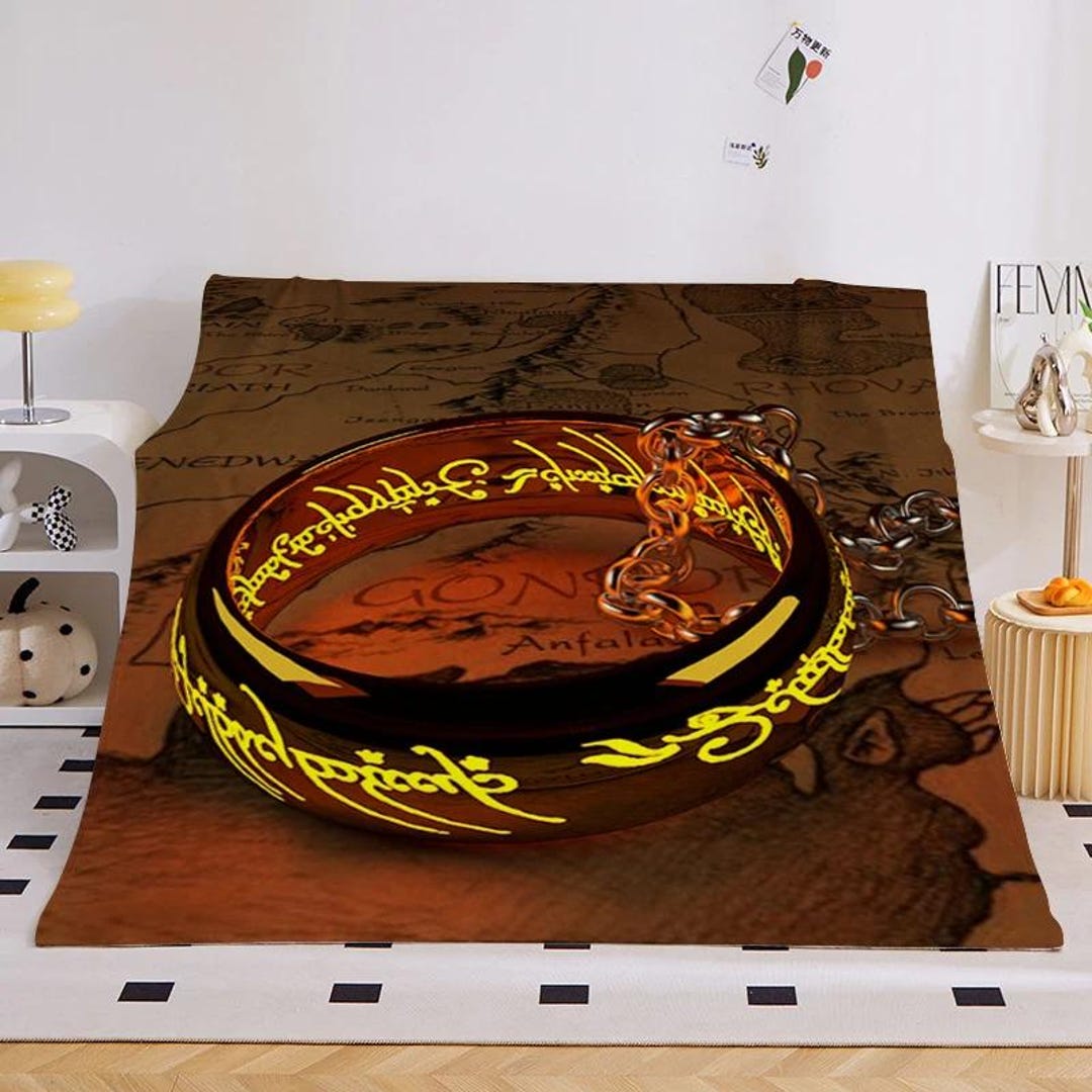 Lord of the Rings Blanket,lord of the Rings Throw, LOTR Movie Blanket ...
