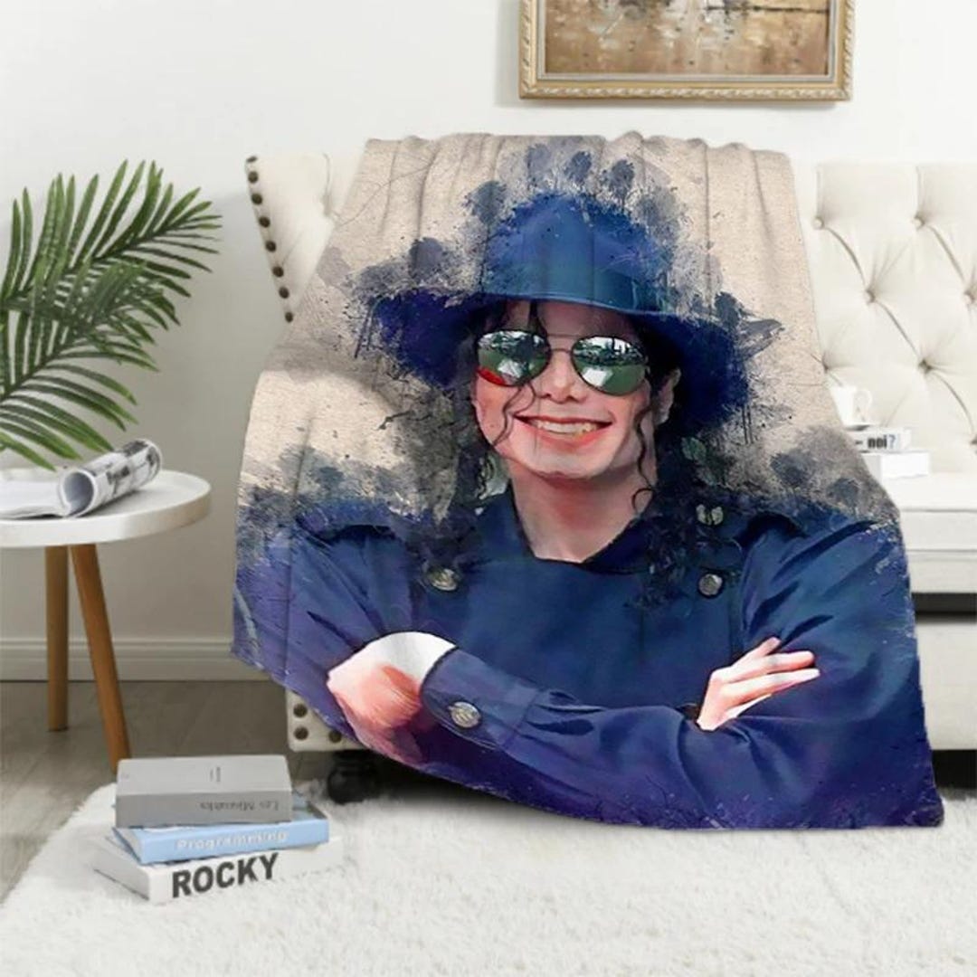 Michael Jackson Blanket, Michael Jackson King of Pop Blankets, Michael ...