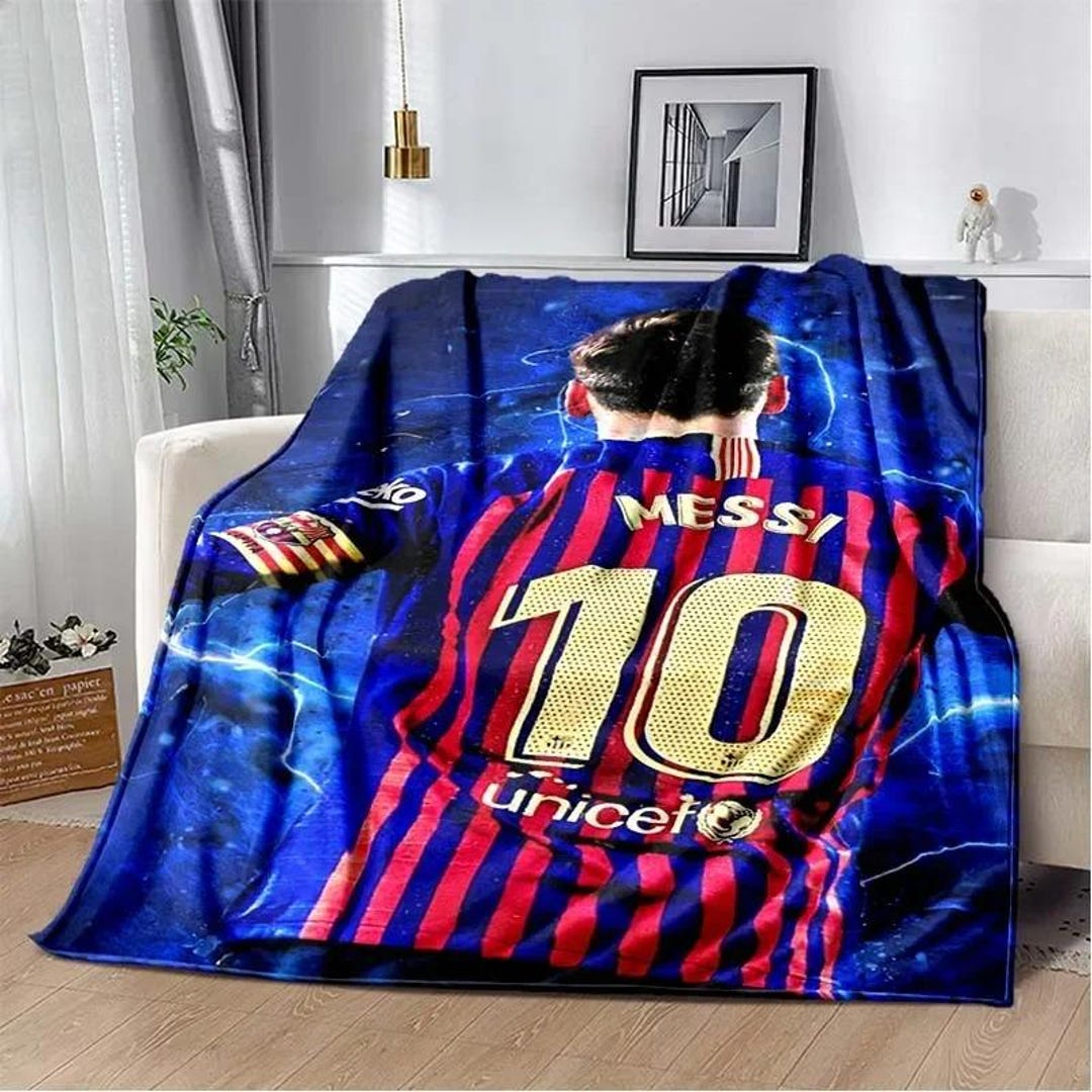 Messi Blanket, Messi Throw Blanket, Messi Blanket, Messi Gift, Blanket ...