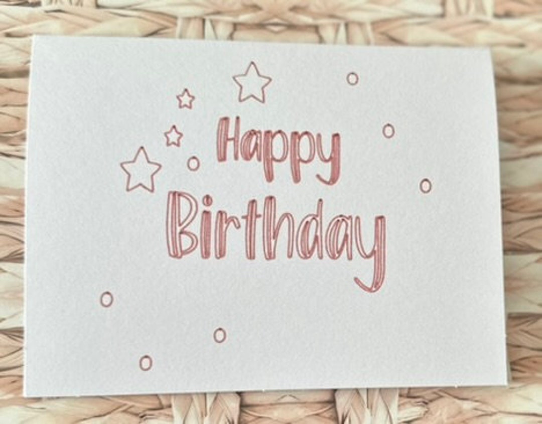 Birthday Card - Etsy