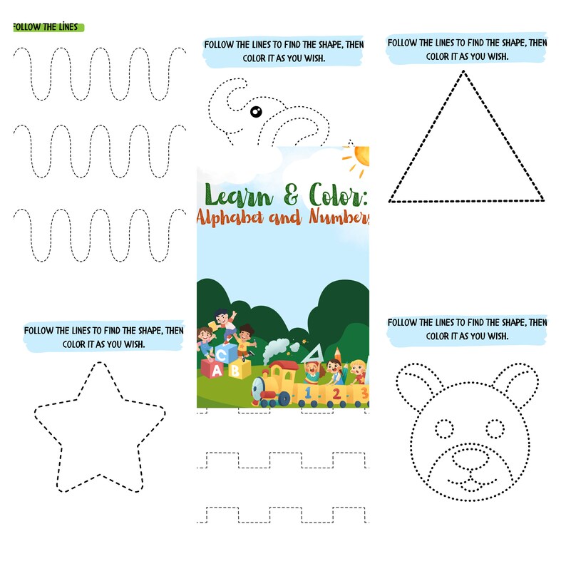 Preschool, Kindergarten, Learning Bundle,printable Activity Worksheets ...