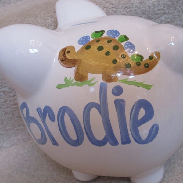 Dinosaur Piggy Bank - Etsy